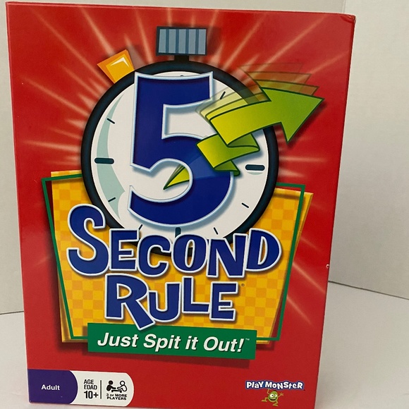Play monster | Games | 5 Second Rule Game New In Box | Poshmark
